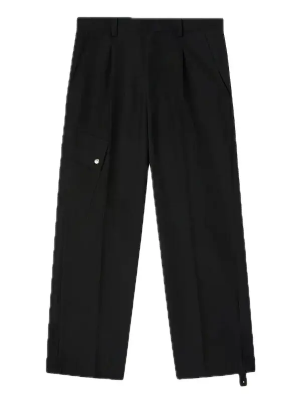 PEACEMAKER OAMC Straight-leg Tailored Trousers - Black