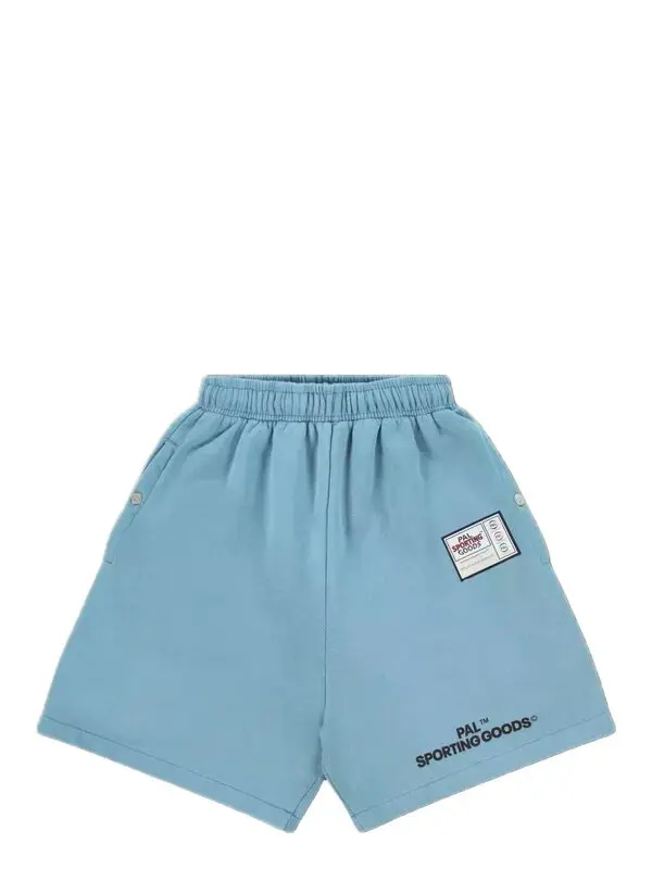 PAL SPORTING GOODS Logo Cotton Shorts - Blue