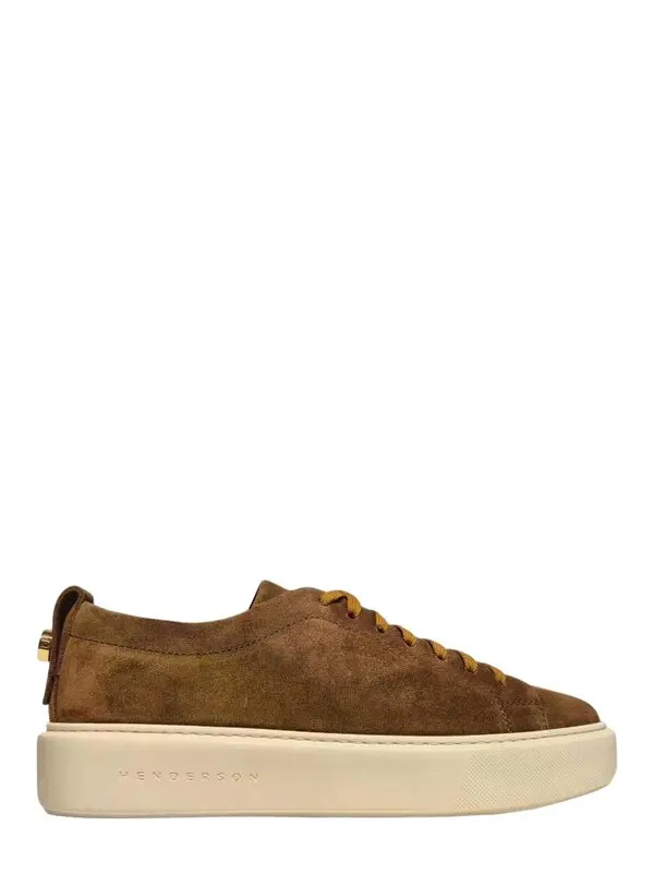 HENDERSON BARACCO Suede Platform Sneakers - Brown