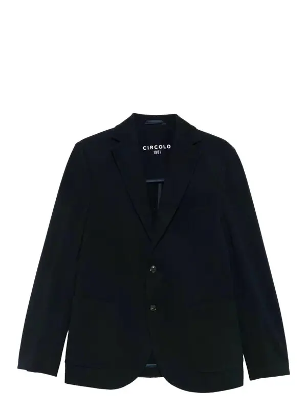 CIRCOLO 1901 Two-button Patch-pocket Blazer - Blue