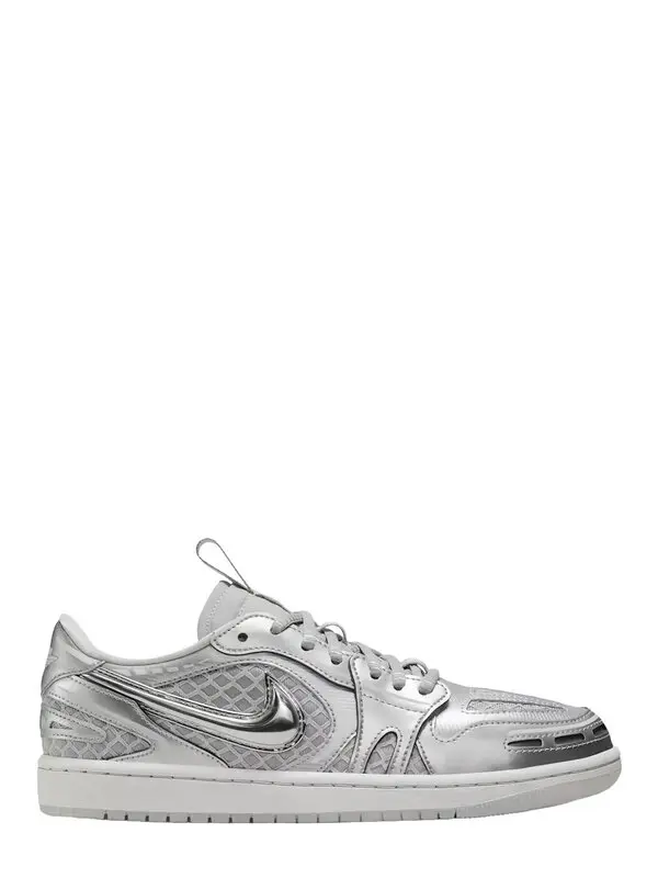 JORDAN Air 1 Low Method Of Make V3 Metallic Silver Sneakers - Grey