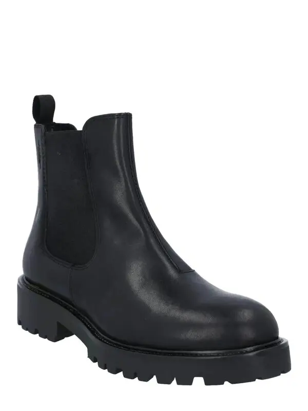 VAGABOND SHOEMAKERS Elastic-panelled Leather Boots - Black