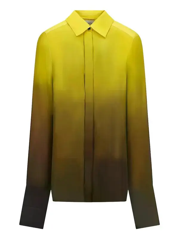 Sportmax Button-fastening Silk Shirt - Yellow