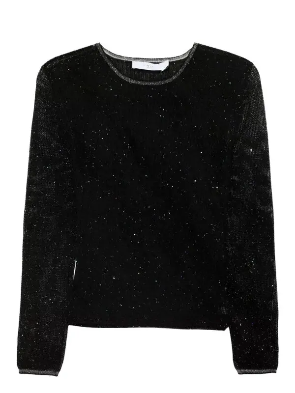 IRO PARIS Kerria Glitter-embellished Sweater - Black