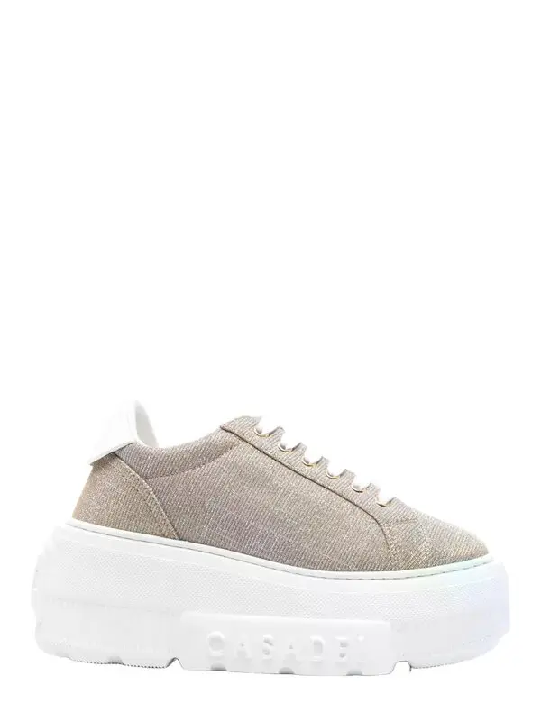 Casadei Platform Lace-up Sneakers - Neutrals