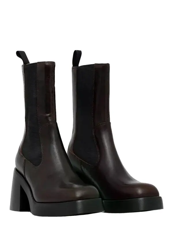 VAGABOND SHOEMAKERS 87mm Brooke Block-heel Leather Boots - Black