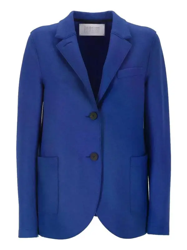 Harris Wharf London Two-button Patch-pocket Blazer - Blue
