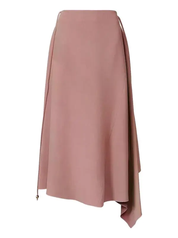 Fabiana Filippi Asymmetric Draped Skirt - Pink