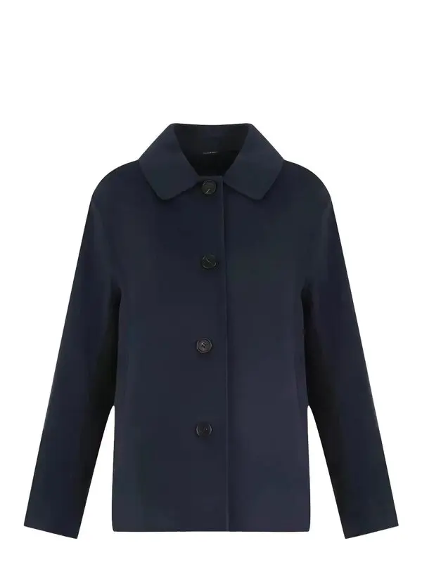 Max Mara Button-fastening Collared Jacket - Blue