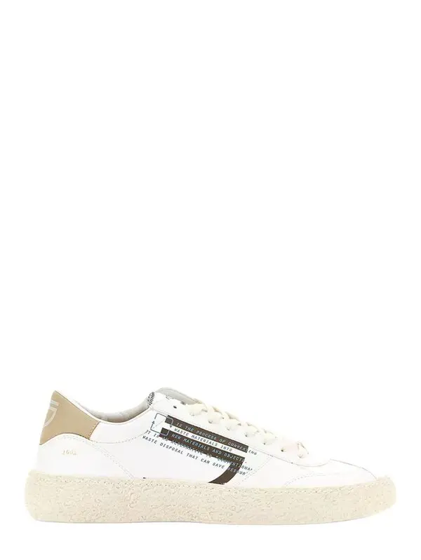 PURAAI Leather Panelled Sneakers - Neutrals