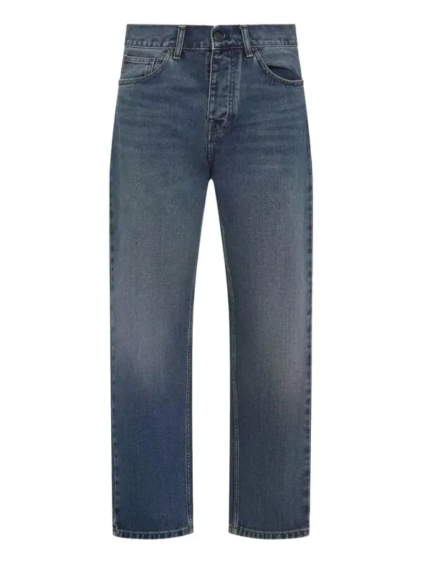 Carhartt Work In Progress Organic Cotton Straight Leg Jeans - Blue