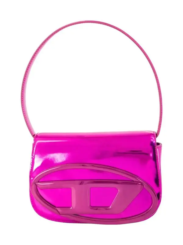 DIESEL® 1dr Logo-plaque Shoulder Bag - Pink