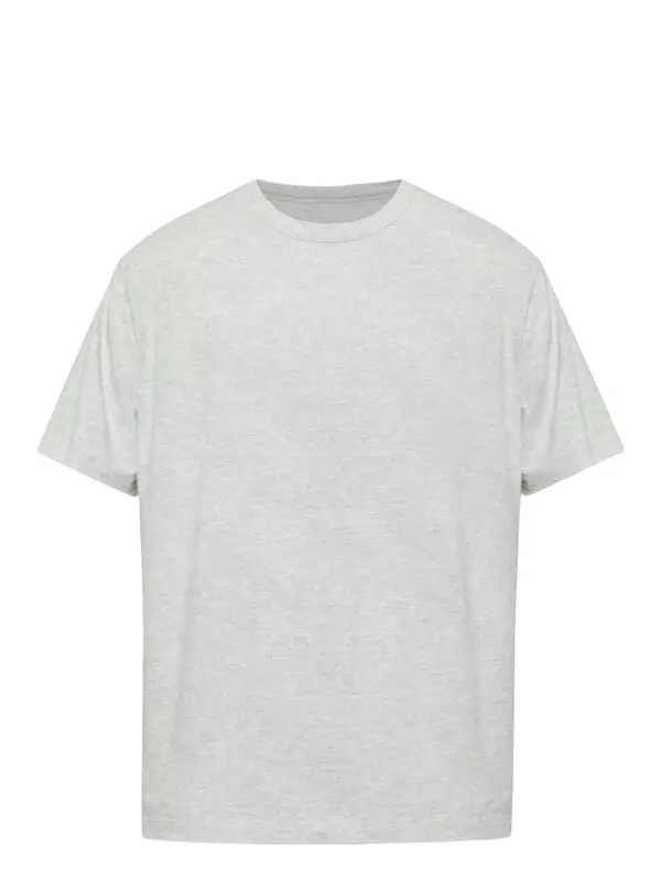 Officine Générale Short-sleeve Cotton T-shirt - Grey