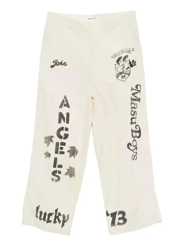 MASU X Verdy M.b.c. Memorial Trousers - Neutrals