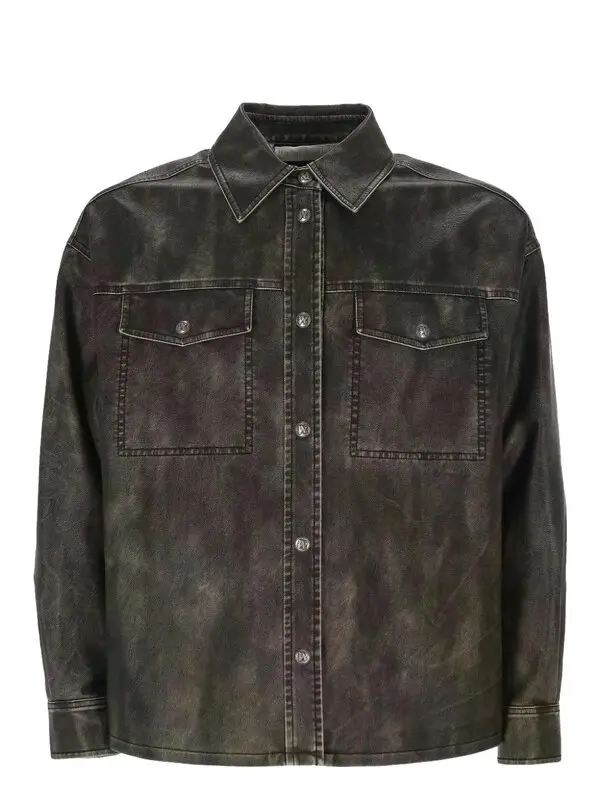 Palm Angels Double-pocket Shirt - Black