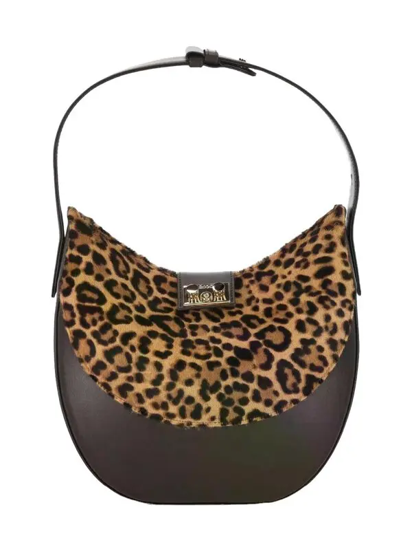 Rodo Leopard-print Shoulder Bag - Brown
