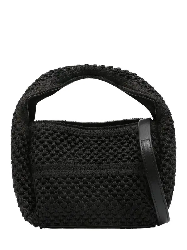 TOTEME Crochet Mini Bag - Black