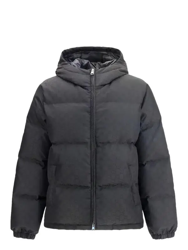 Gucci Monogram Quilted Puffer Jacket - Black