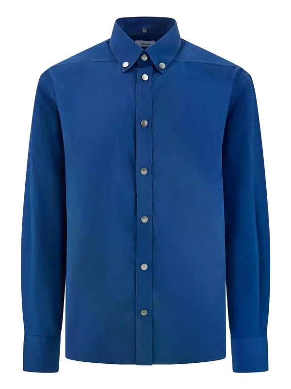 FERRAGAMO Button-down Collar Shirt - Blue