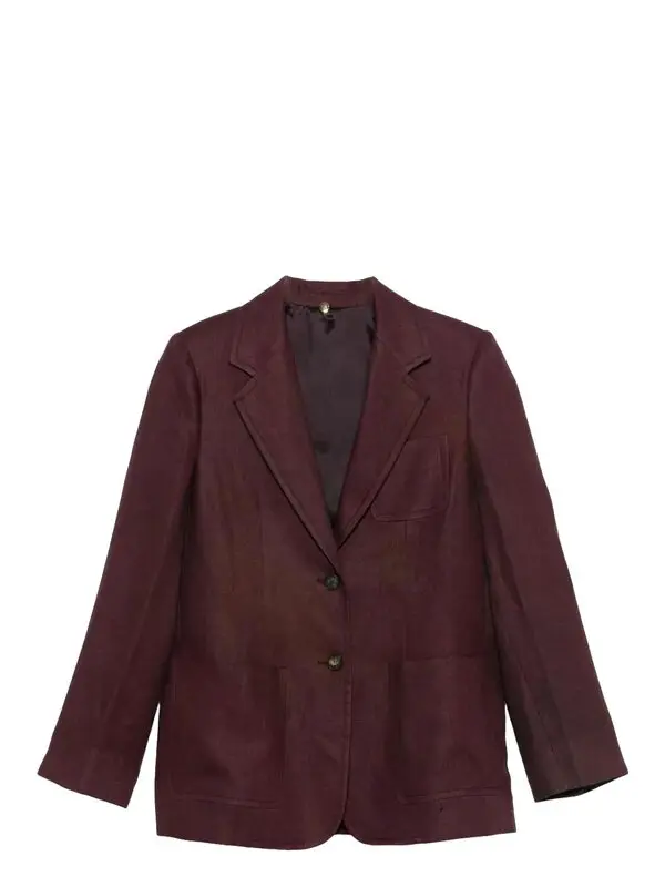 N_8 MILANO Linen Blazer - Purple