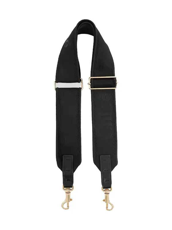 Chloé Adjustable Logo Strap - Black