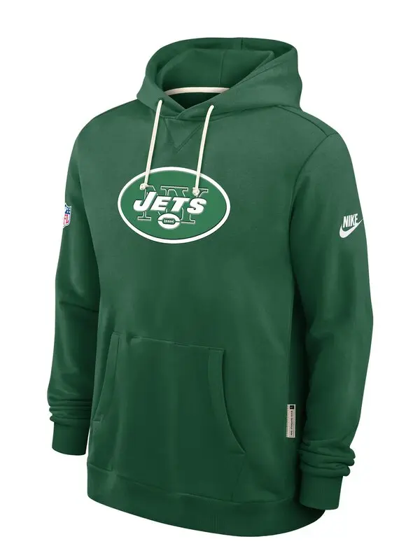 Nike New York Jets Sideline Alt Dri-fit Nfl Pullover Hoodie - Green