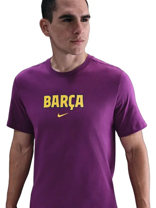 Nike Fc Barcelona Soccer T-shirt - Purple