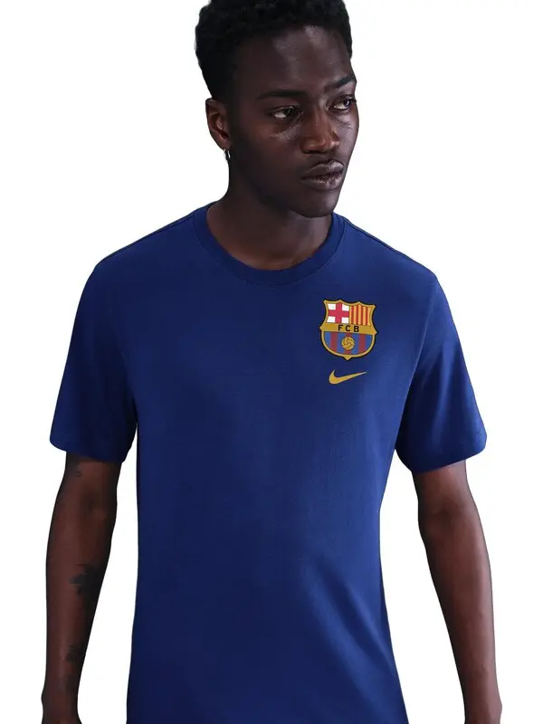 Nike Fc Barcelona Soccer T-shirt - Blue