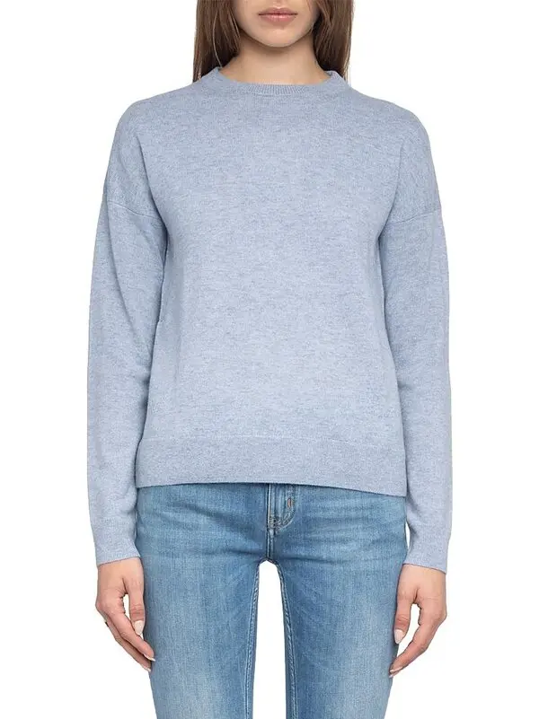 Zadig&Voltaire Cici Heart Patch Sweater - Cloud