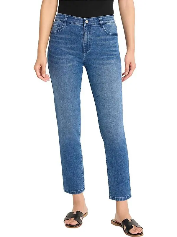 NIC+ZOE High-rise Straight-leg Jeans - Uptown