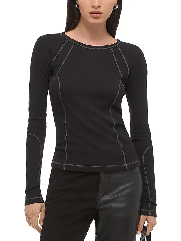 Helmut Lang Raglan Top - Black