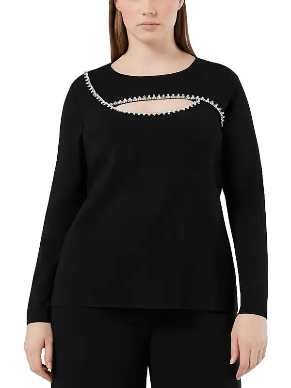 Marina Rinaldi Silva Sweater - Black