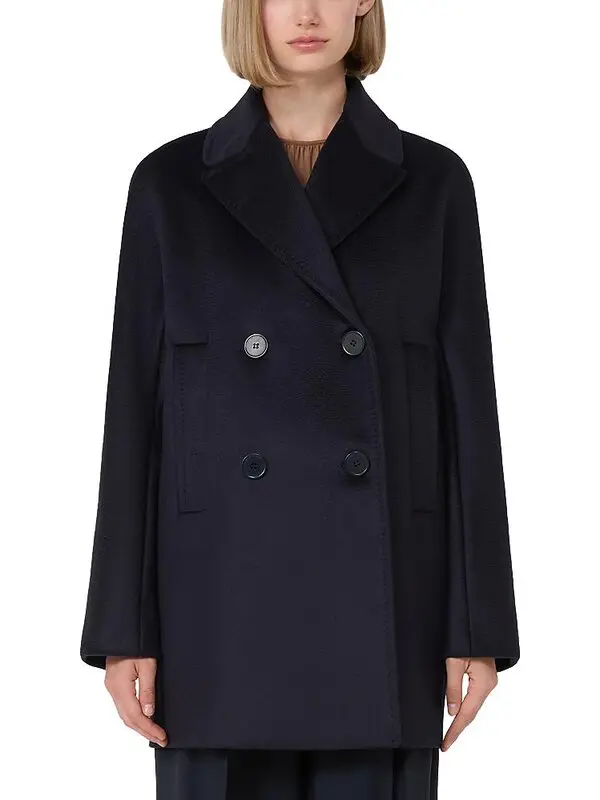 Max Mara Sheree Short Coat - Navy