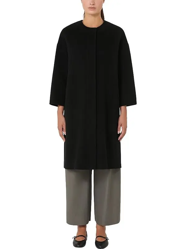 Max Mara Helene Wool Coat - Black