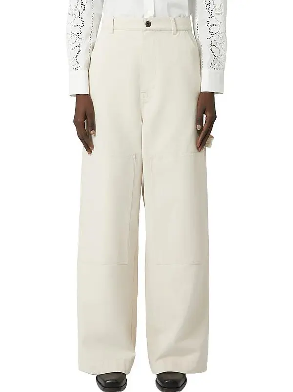 Max Mara Carone Long Trousers - Ivory