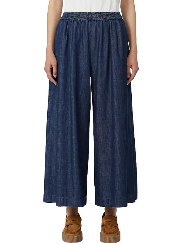 Max Mara Lubiana Denim Pants - Navy