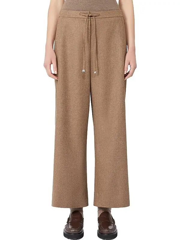 Max Mara Livio Drawstring Trousers - Brown
