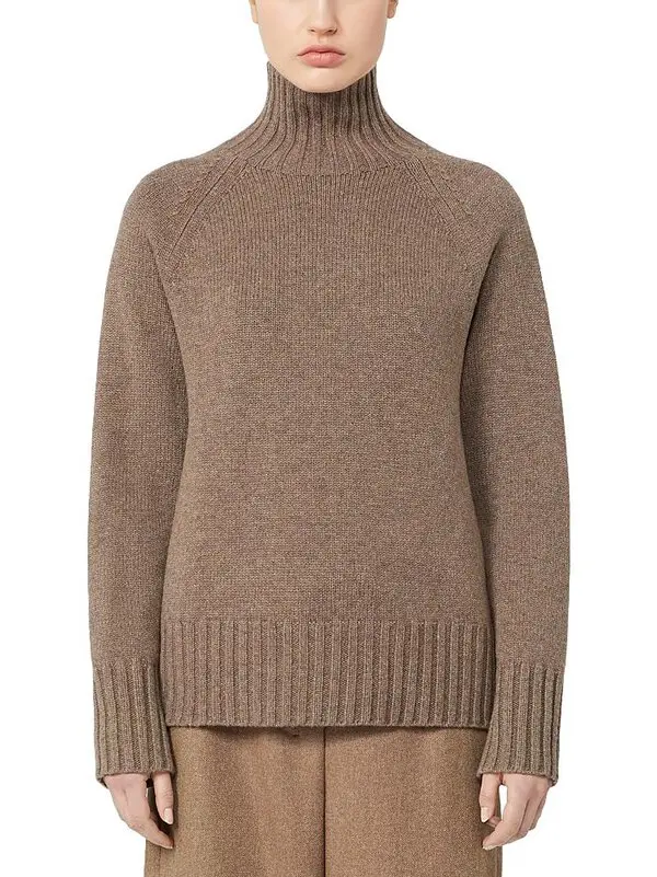 Max Mara Mantova Turtleneck Sweater - Hazelnut Brown