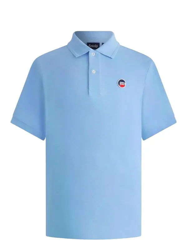 Fusalp Gerlo Cotton Polo Shirt - Blue