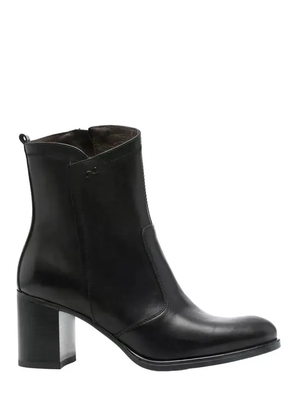 NEROGIARDINI 70mm Zip-detail Block-heel Boots - Black