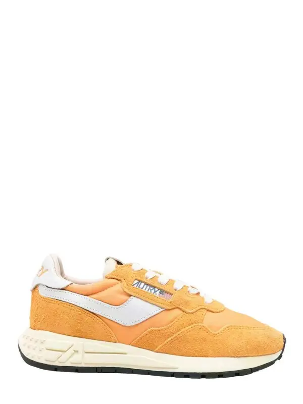 AUTRY Reelwind Suede Sneakers - Orange