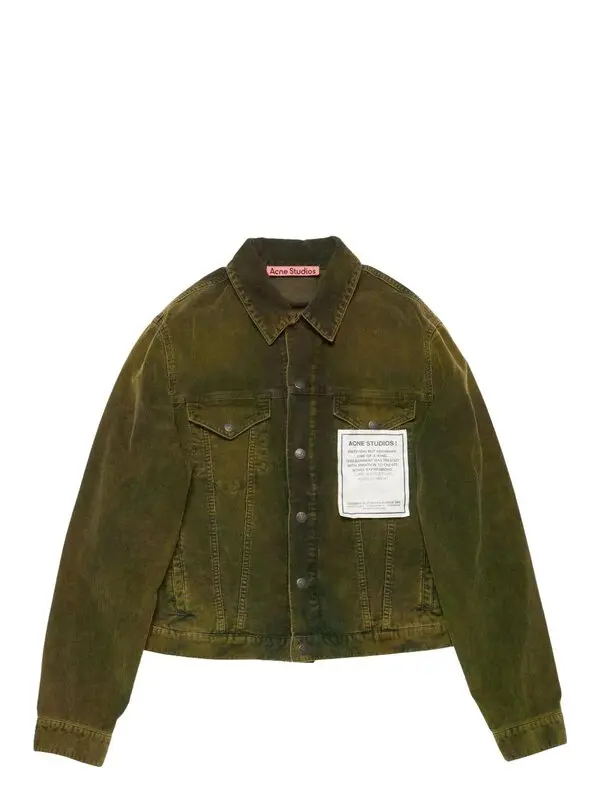 Acne Studios Corduroy Jacket - Green