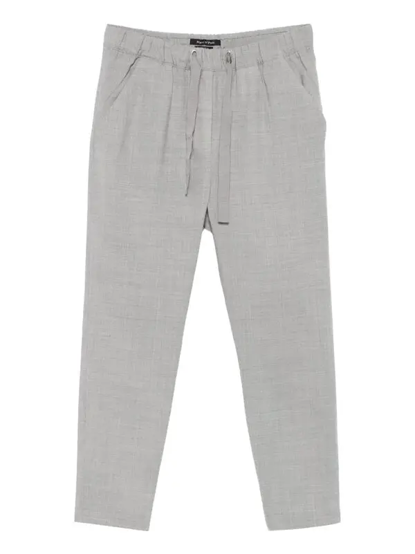 Marc O'polo Drawstring-waist Trousers - Grey