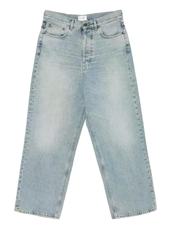 HAIKURE Straight-leg Cotton Jeans - Blue
