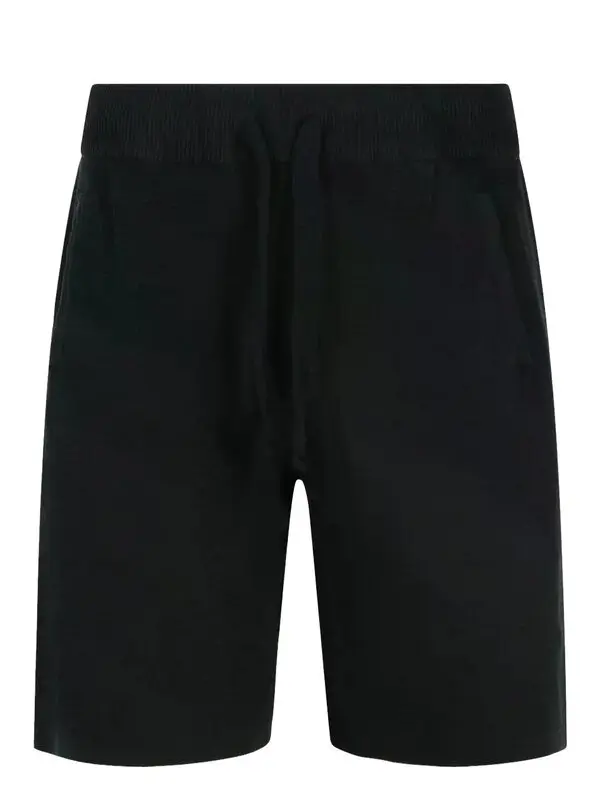 LANEUS Drawstring Pocket Shorts - Black