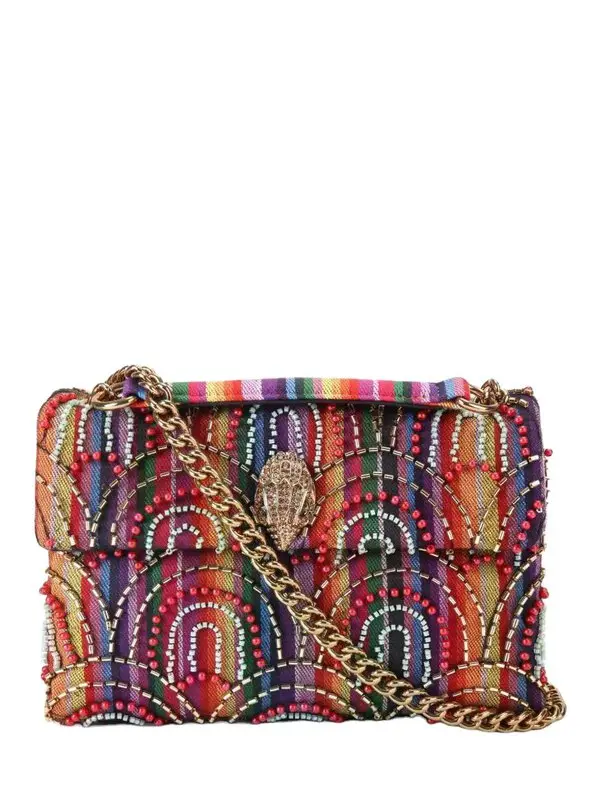 Kurt Geiger Kensington Beaded Cross Body Bag - Red
