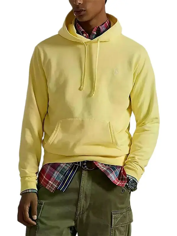 Polo Ralph Lauren Logo-embroidered Hoodie - Yellow