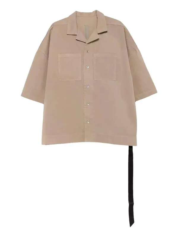 Rick Owens Double-pocket Short-sleeve Shirt - Neutrals