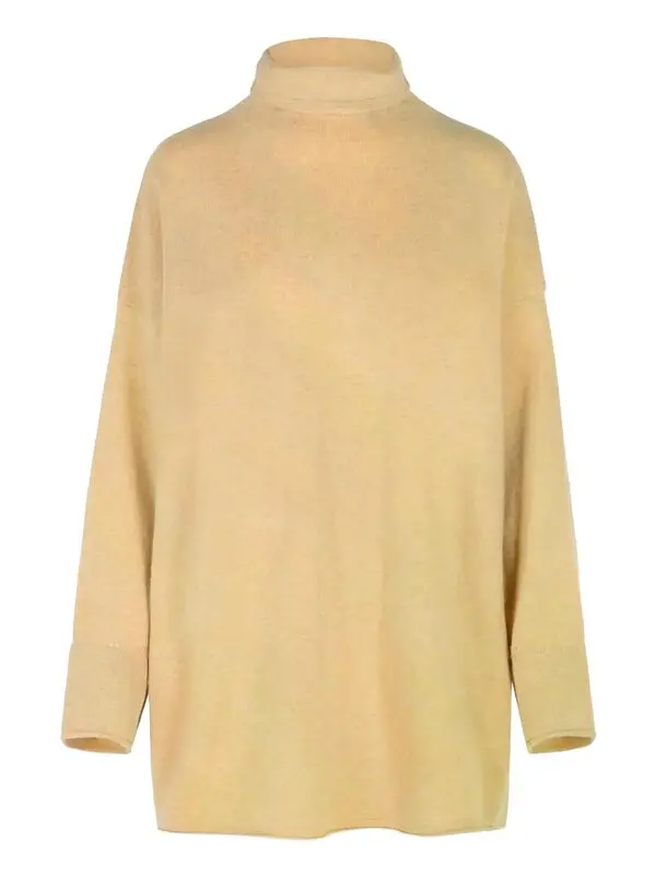 Max Mara High-collar Cashmere Sweater - Neutrals