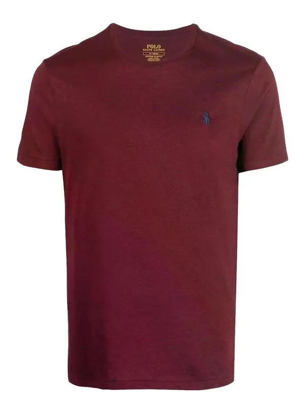 Polo Ralph Lauren Embroidered Crew-neck T-shirt - Red